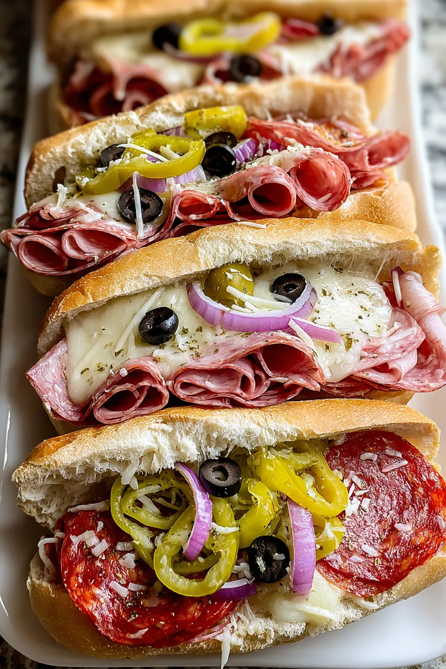 Baked Italian Sub Sandwiches – Classic Yummy